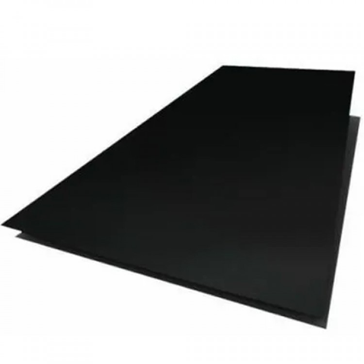 CHAPA LISA NEGRA 1,22 x 2,44 C25 en Capri Materiales